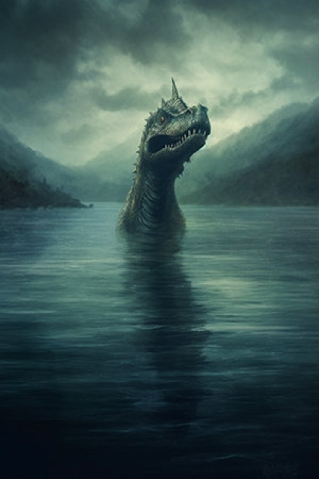 Lochness Monster Digital Download Poster Art - Etsy UK