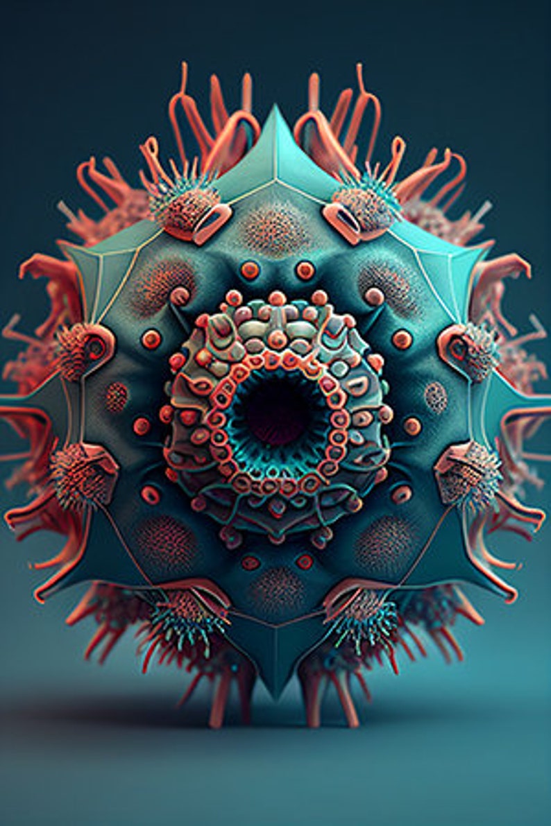 Virus Digital Download Poster Art - Etsy