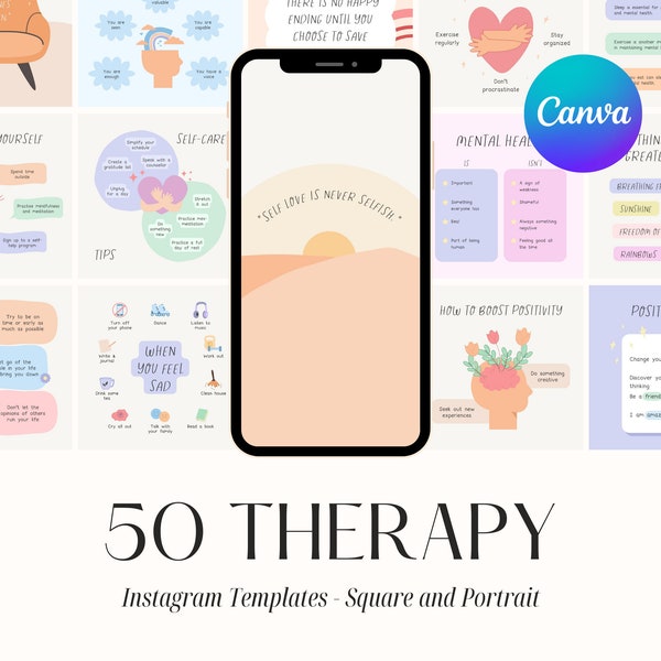 Instagram Health Template - Etsy