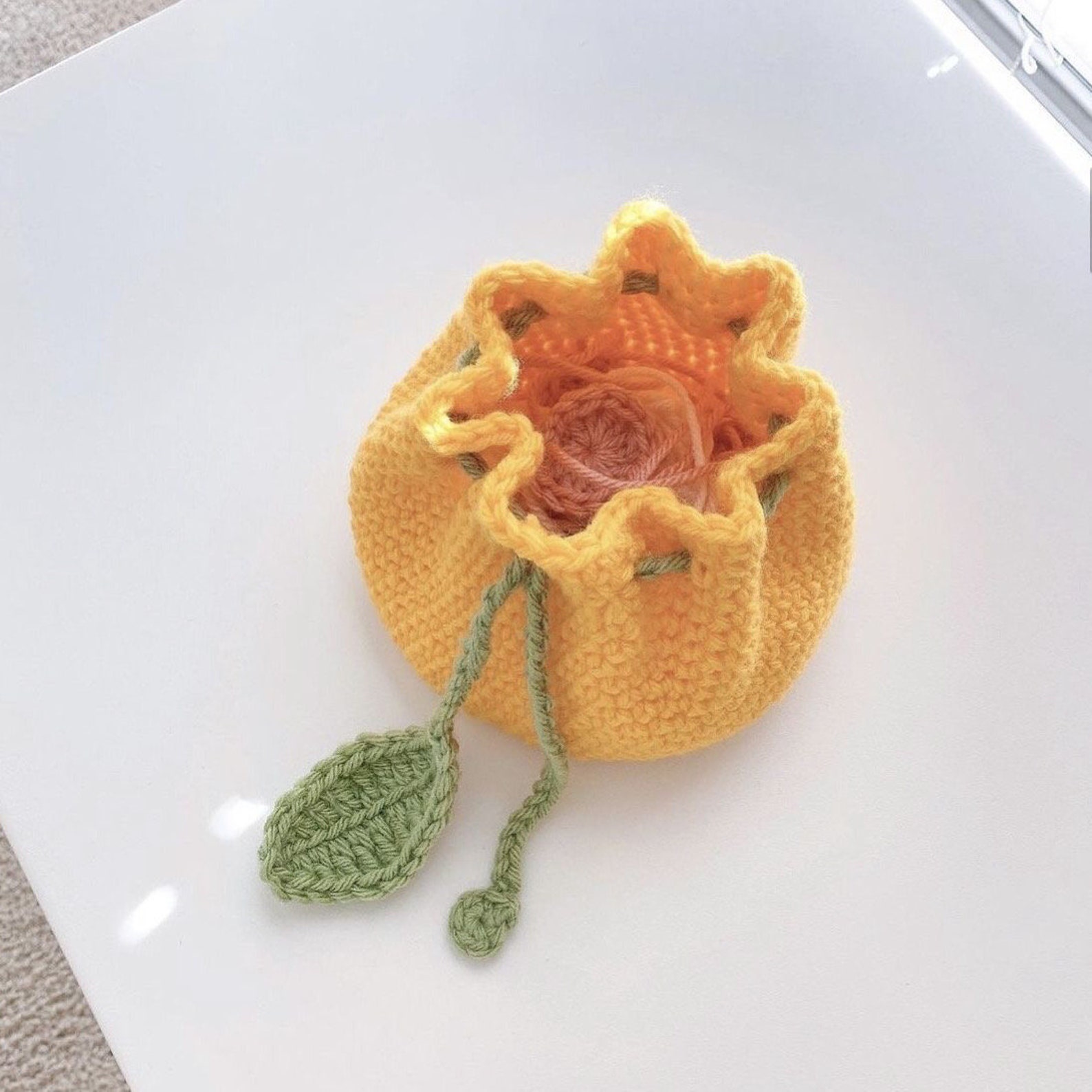 Orange Pouch Crochet Pattern, DIGITAL DOWNLOAD - Etsy