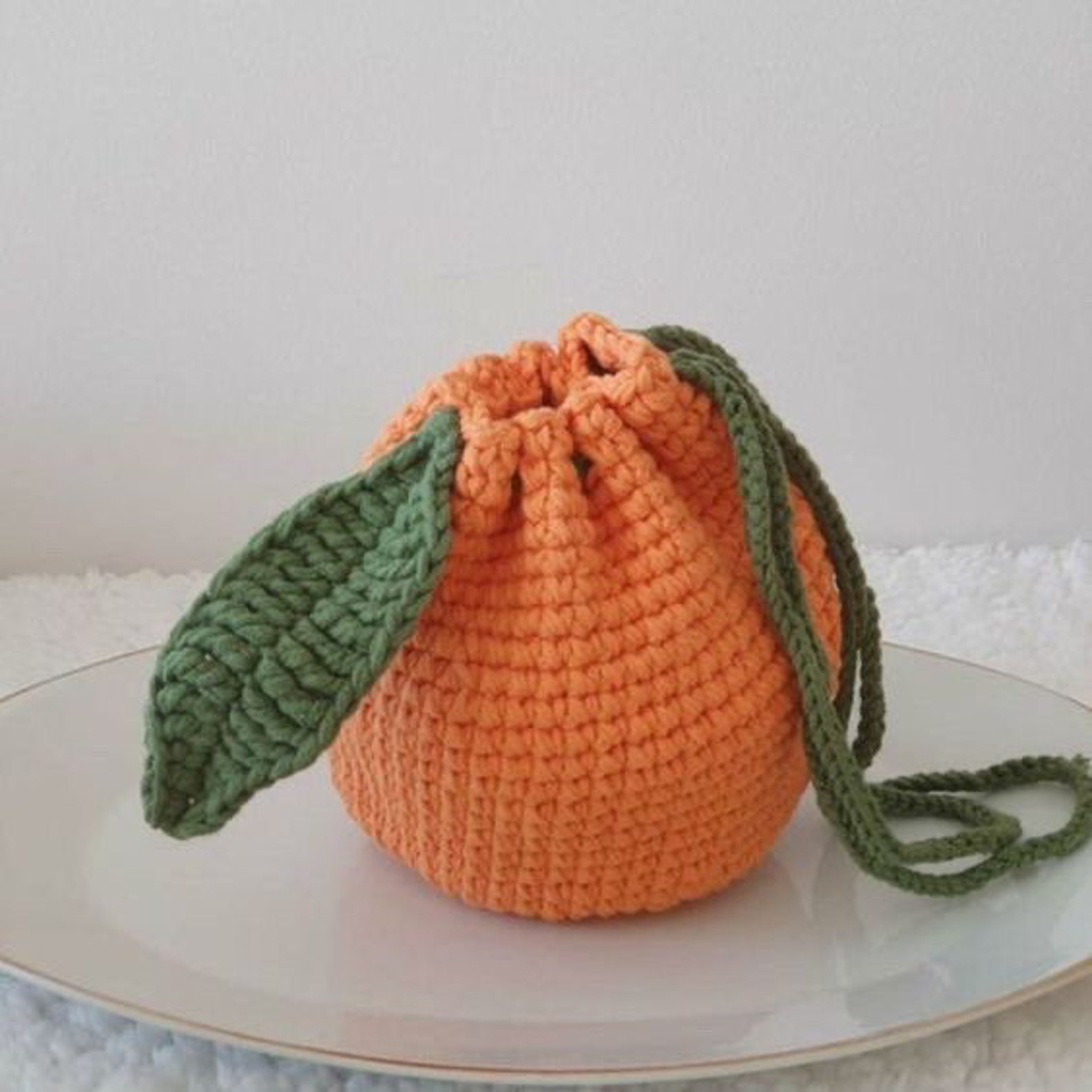 Orange Pouch Crochet Pattern, DIGITAL DOWNLOAD - Etsy