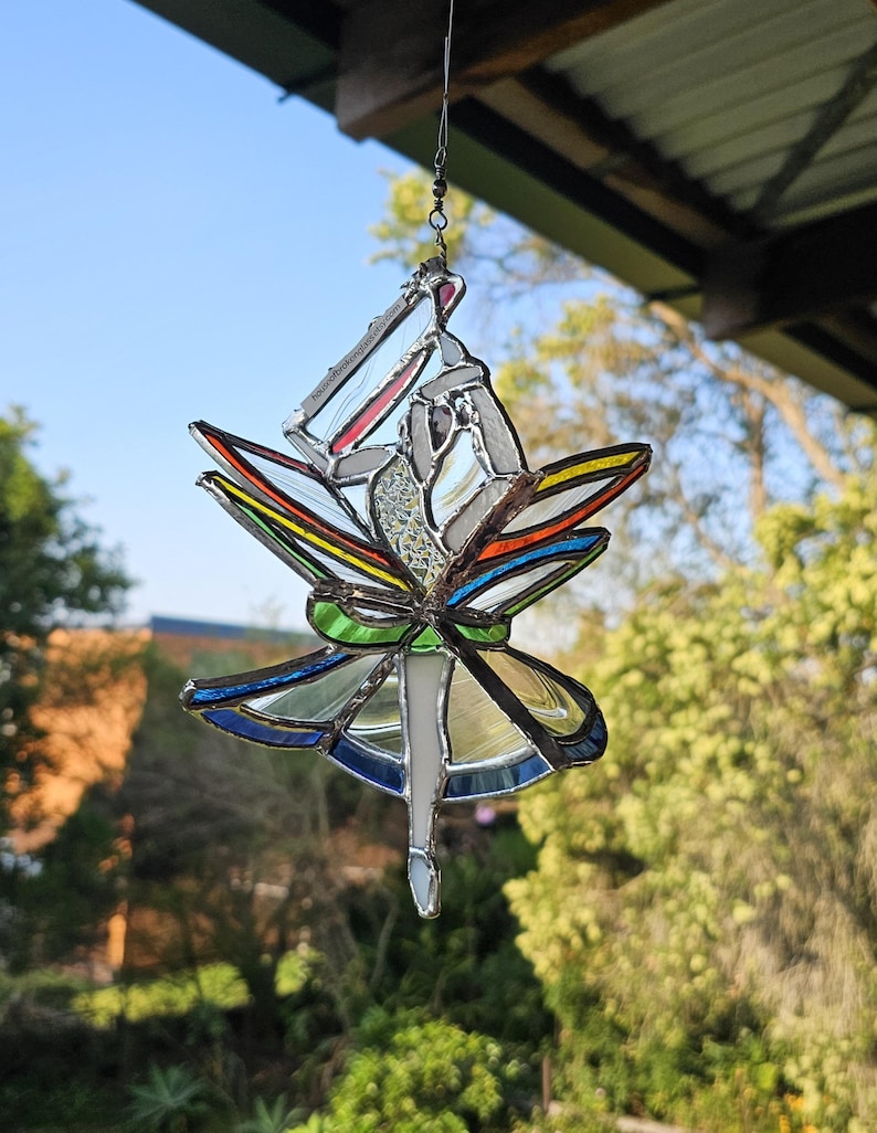 Dancing Lady PATTERN for Stained Glass Spinner - Ribbon - DIGITAL ...