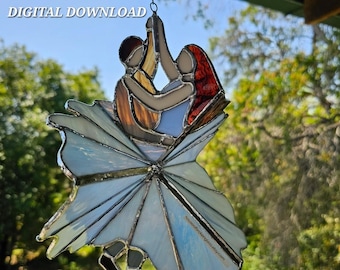 Dancing Lady PATTERN for Stained Glass Spinner - on Ice - DIGITAL ...