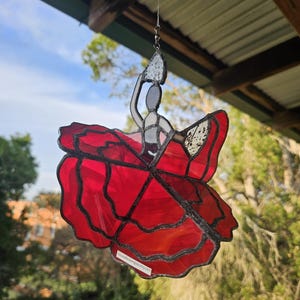 Dancing Lady PATTERN for Stained Glass Spinner - Flamenco - DIGITAL ...