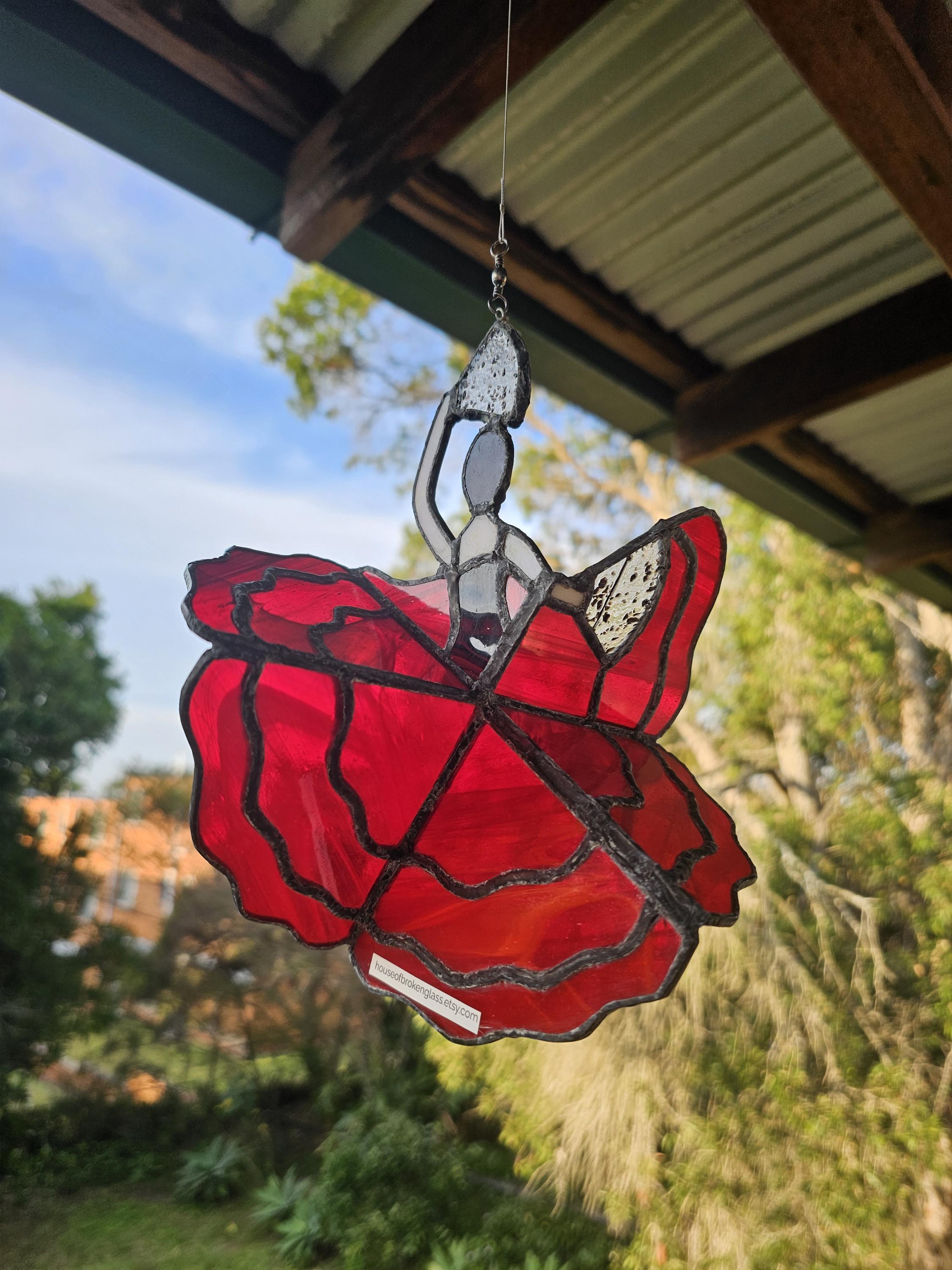 Dancing Lady Pattern for Stained Glass Spinner Flamenco DIGITAL ...