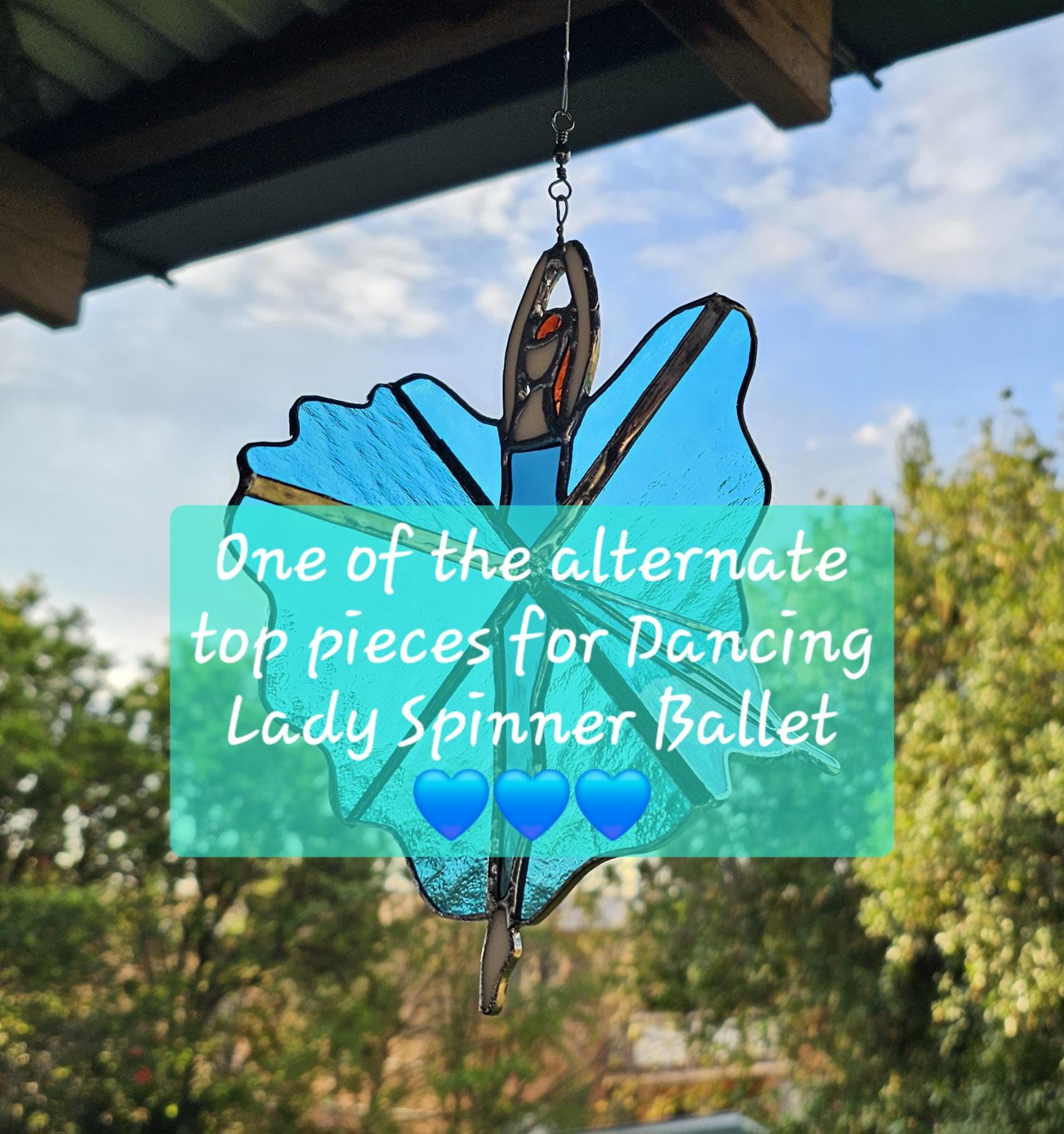 2 Set COMBO - Dancing Lady Pattern for Stained Glass Spinner Ballet and ...