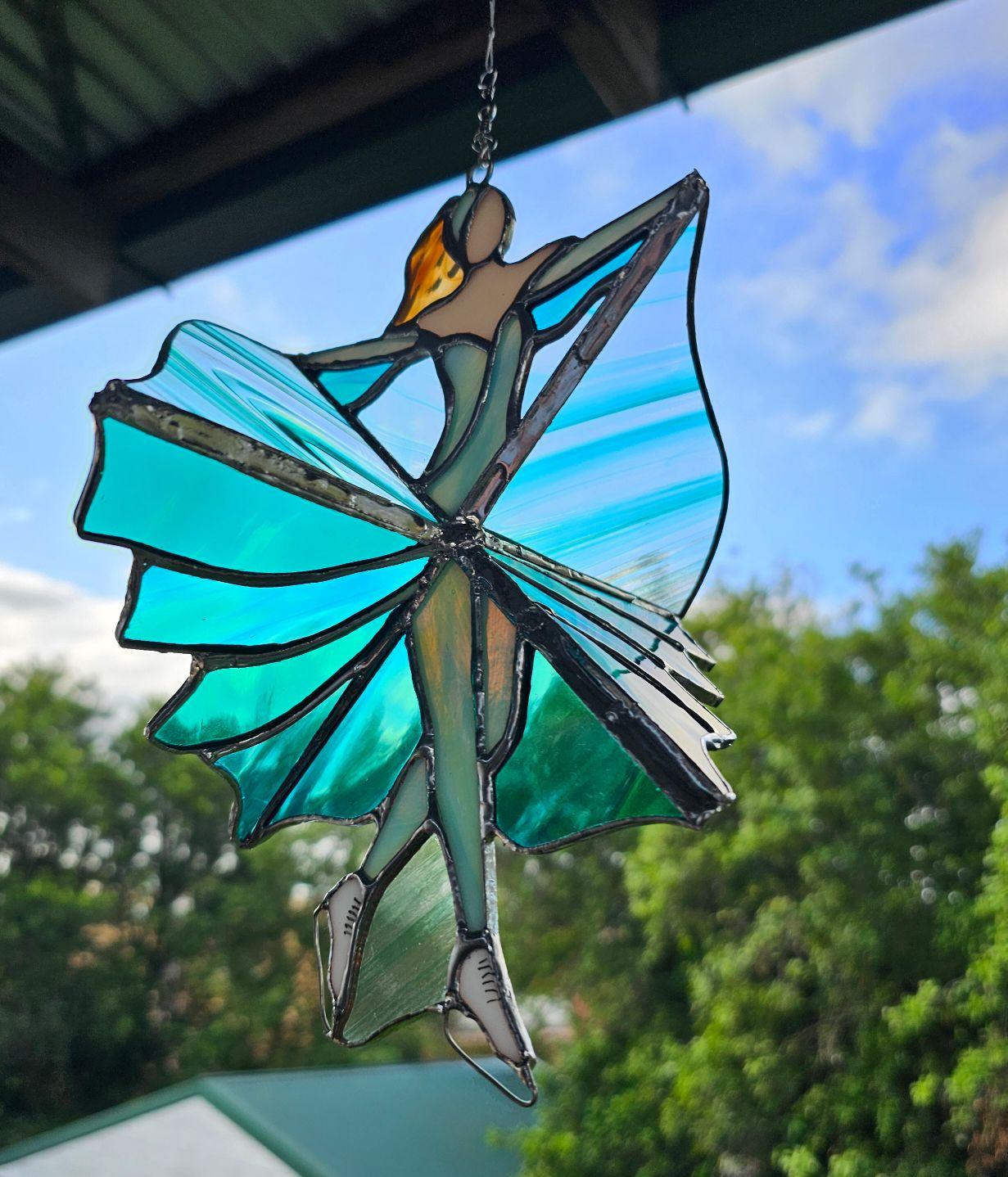 Dancing Lady Pattern for Stained Glass Spinner - on Ice - DIGITAL ...