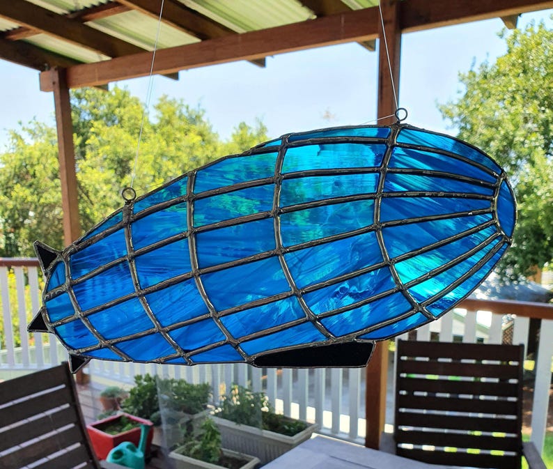 Blimp Pattern for Stained Glass - DIGITAL DOWNLOAD - Etsy
