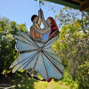 Dancing Couple Pattern for Stained Glass Spinner - Waltz - DIGITAL ...