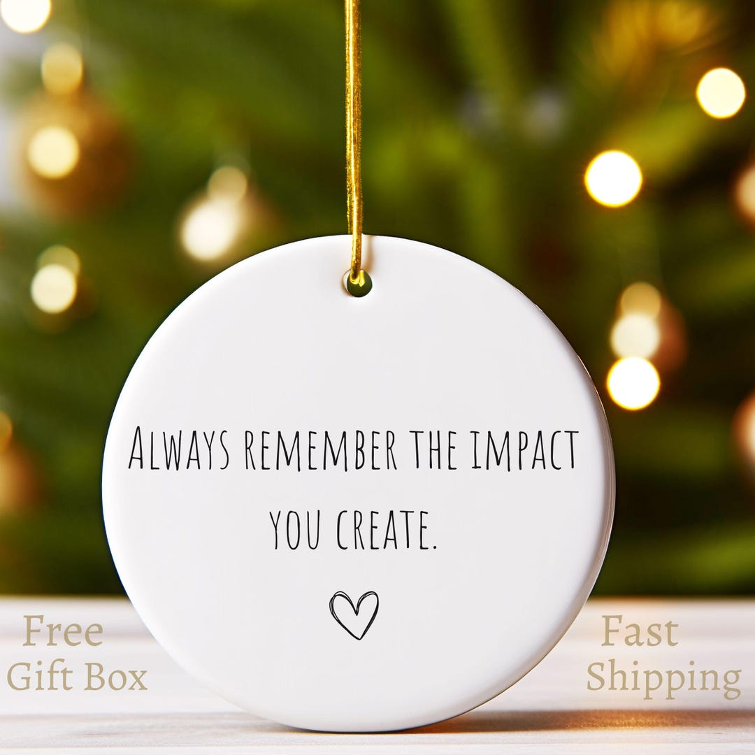 Thank You Ornament, Appreciation Ornament, Thank You Gift, Appreciation ...