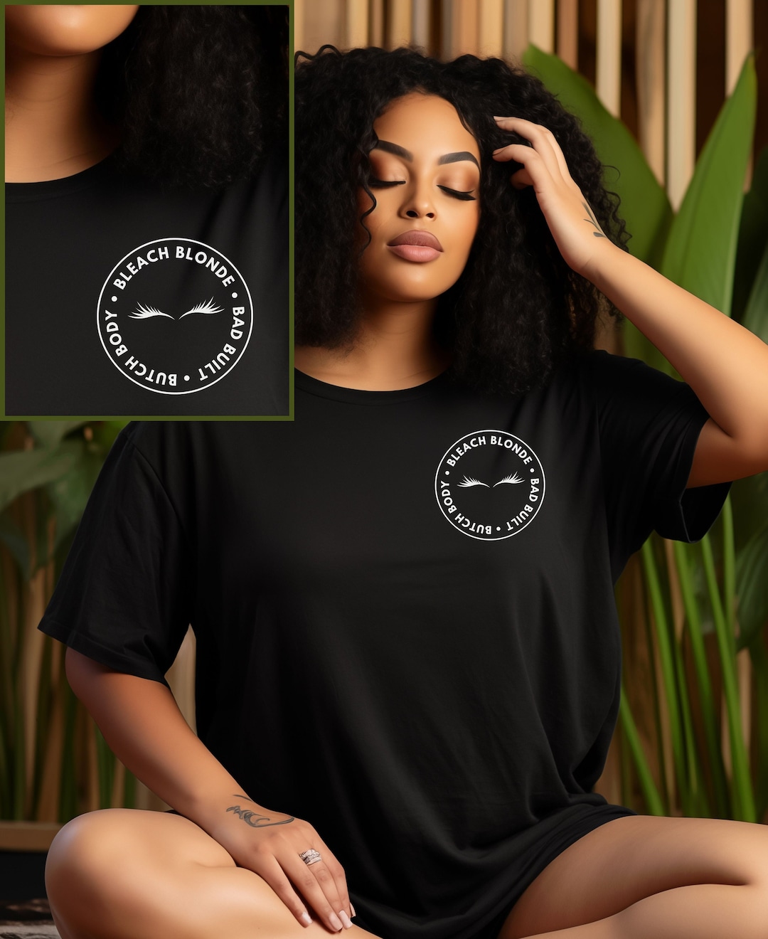 Bleach Blonde Bad Built Butch Body Funny T-shirt, Funny Political Shirt ...