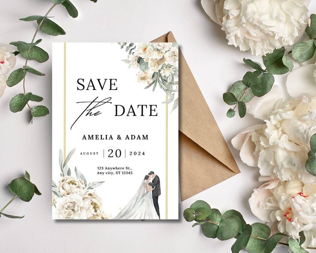 Editable Wedding Invitation Template, Wedding Invitation Invitation ...