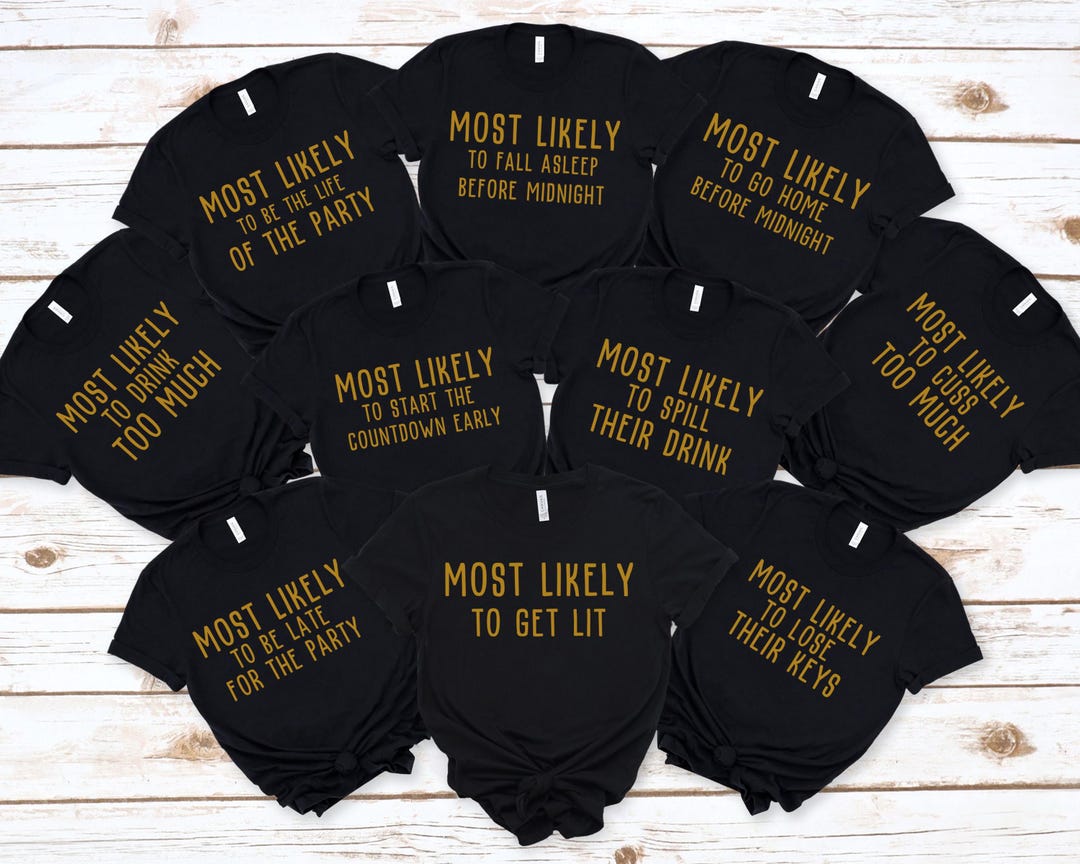 Family Matching New Years Eve Shirts, Funny Group Matching New Year Eve ...