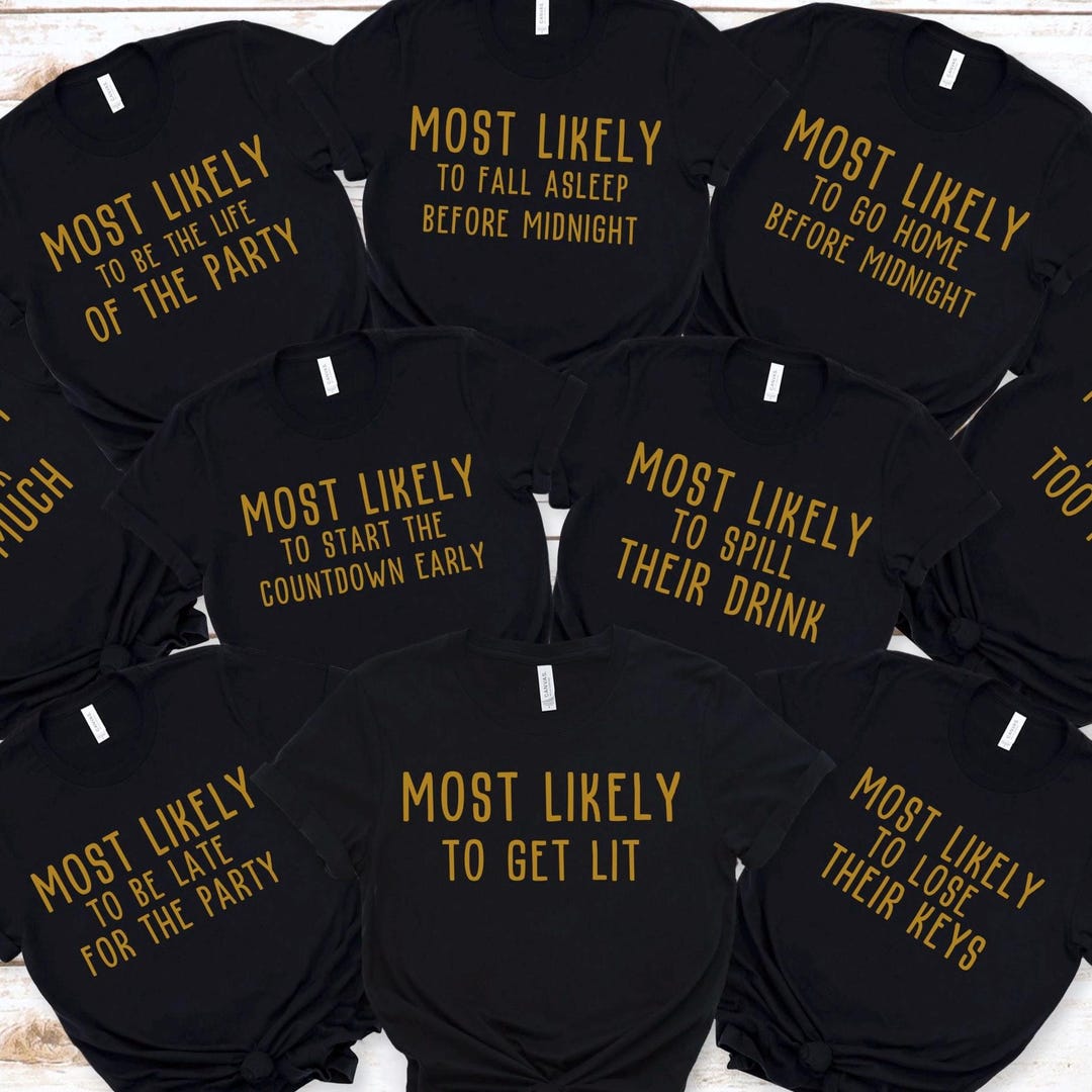 Family Matching New Years Eve Shirts, Funny Group Matching New Year Eve ...