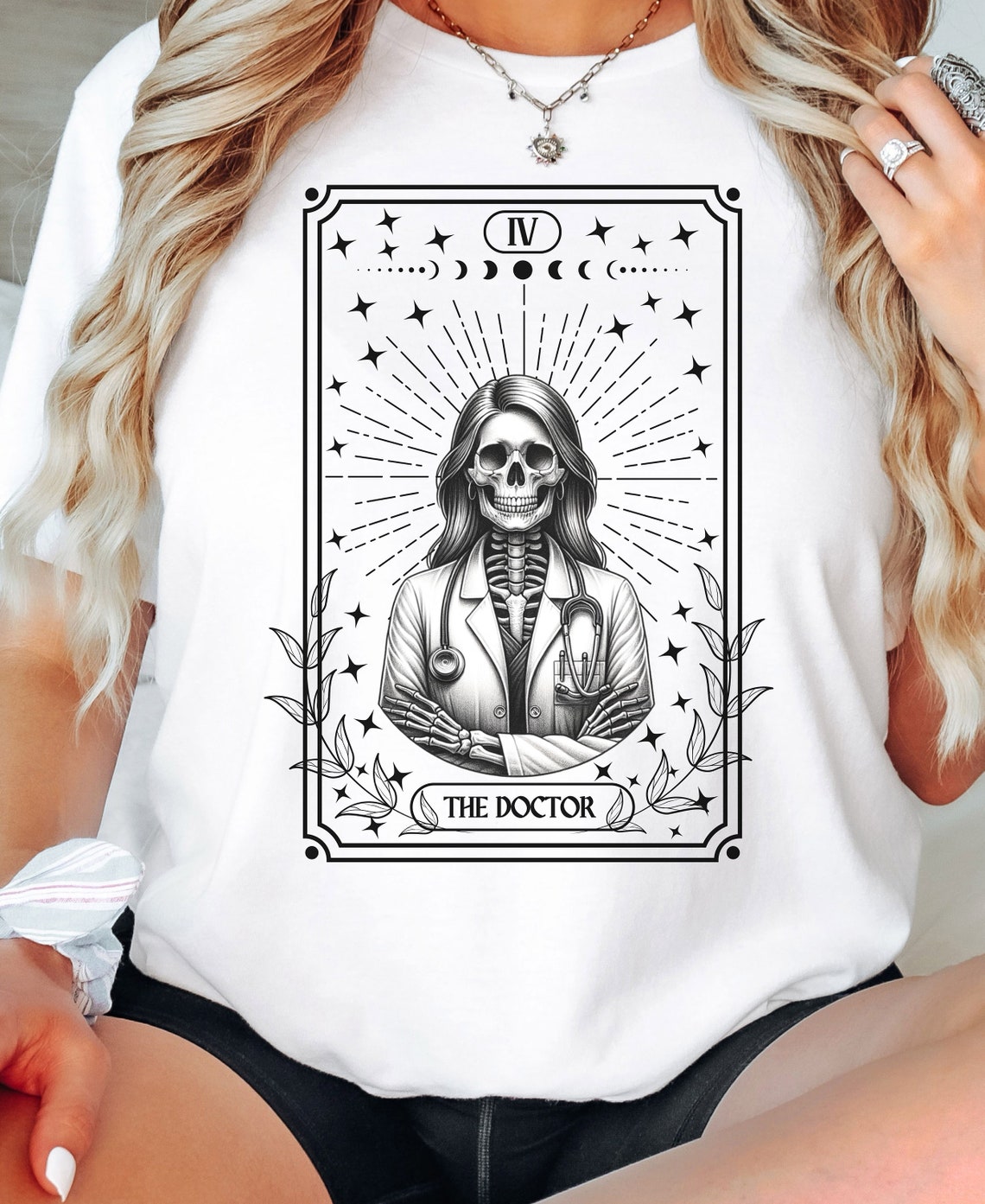 The Doctor Tarot Card Shirt, Funny Halloween Work Shirt for Doctors ...