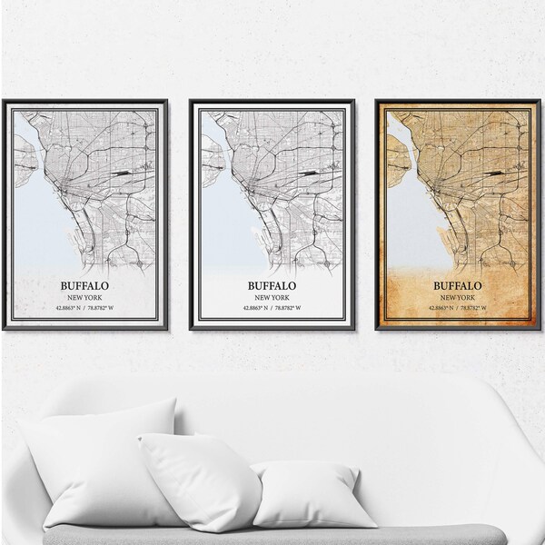 Buffalo Poster - Etsy