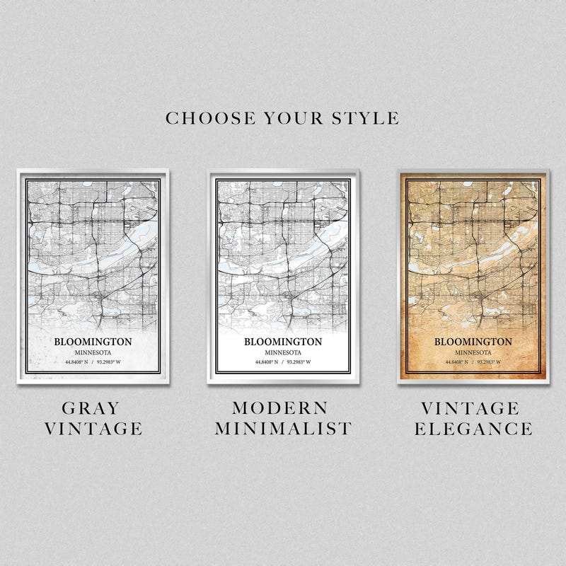 Bloomington Poster - Etsy