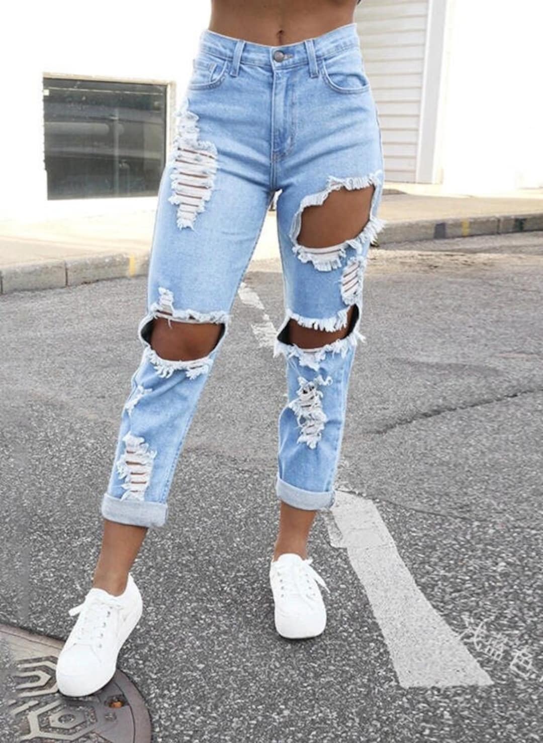 Ripped Jeans , Womens Ripped Jeans , Urban Jeans - Etsy