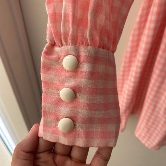 1960s Vintage Pink Alexa Gingham Dress - Gem