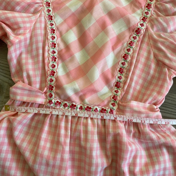 1960s Vintage Pink Alexa Gingham Dress - Gem