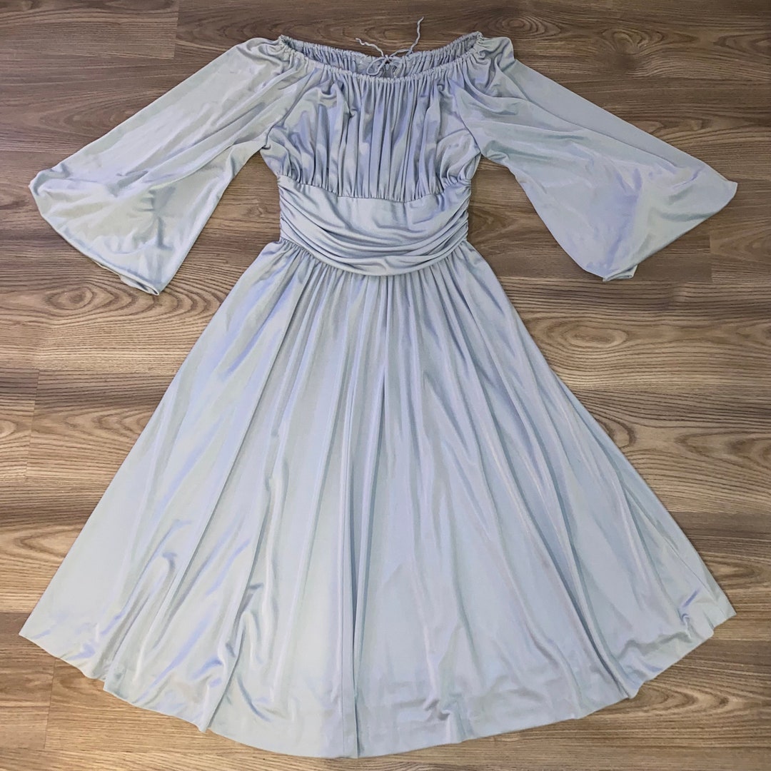 1970s Vintage Alison Ayres Orginal Light Blue Dress - Etsy