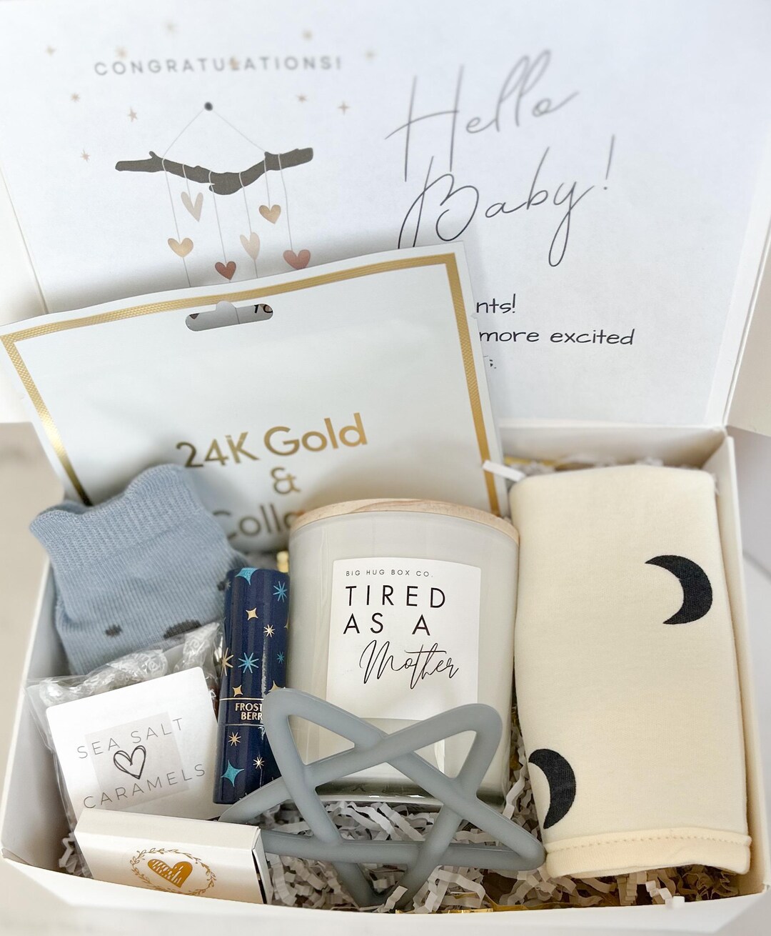 Expecting Parents Gift Box, New Mom Gift Box, Pregnancy Care Package ...