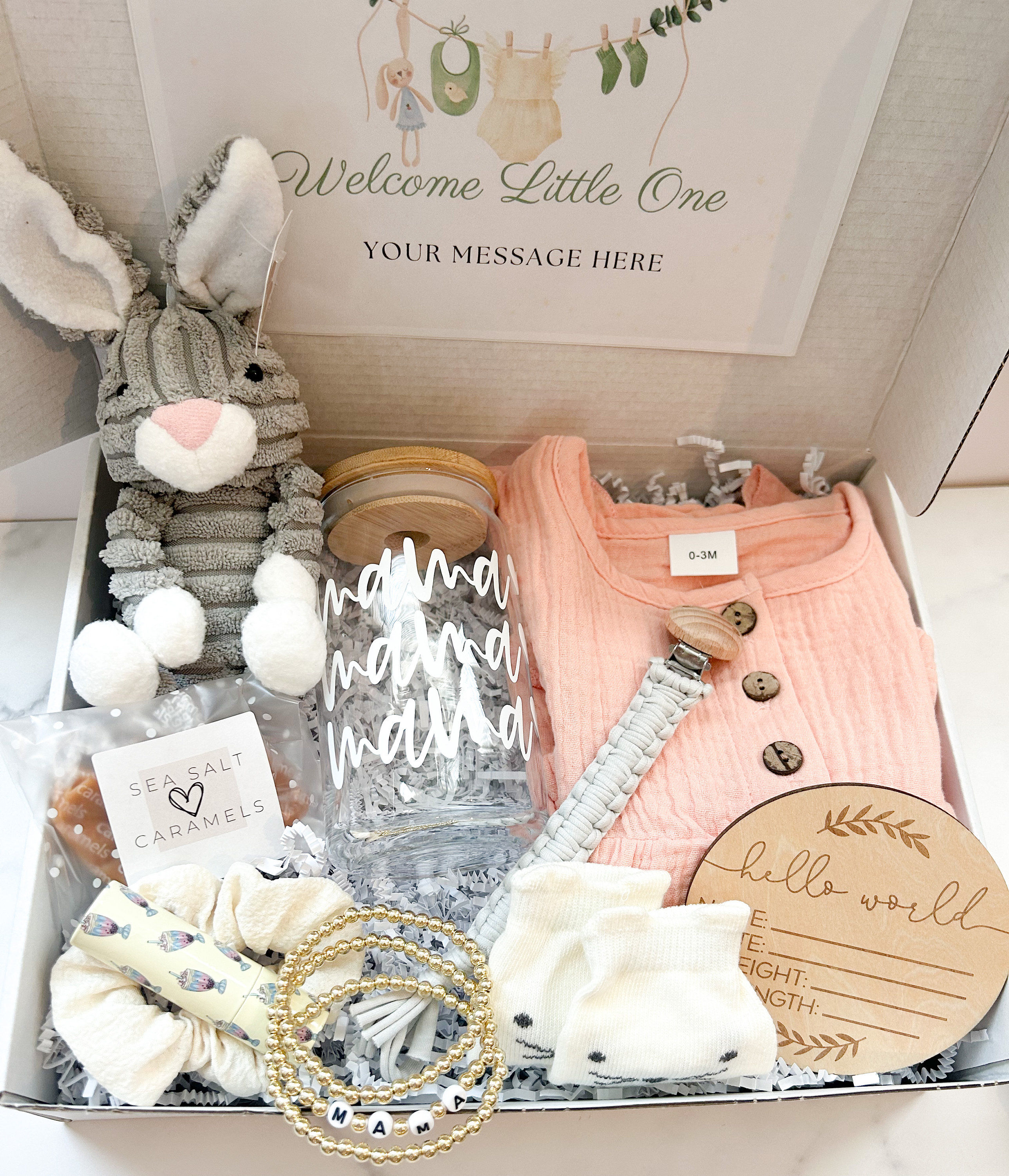 Baby Girl & Mama Deluxe Gift Box New Mom Gift Box Pregnancy - Etsy