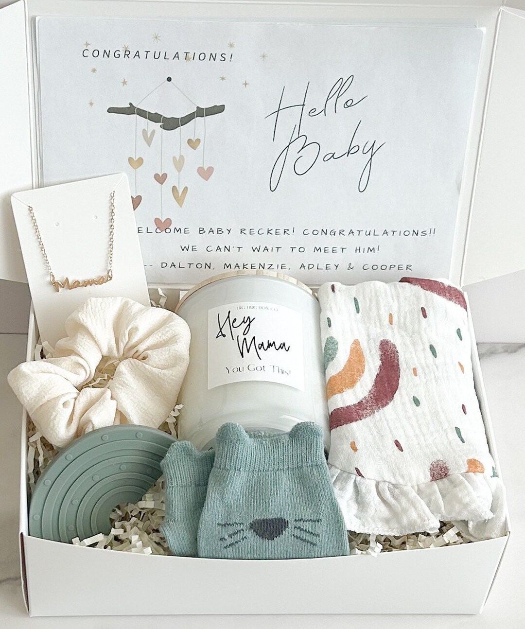 Pregnancy Gift Box, Expectant Mom Gift Box, New Mom Gift Basket, New ...