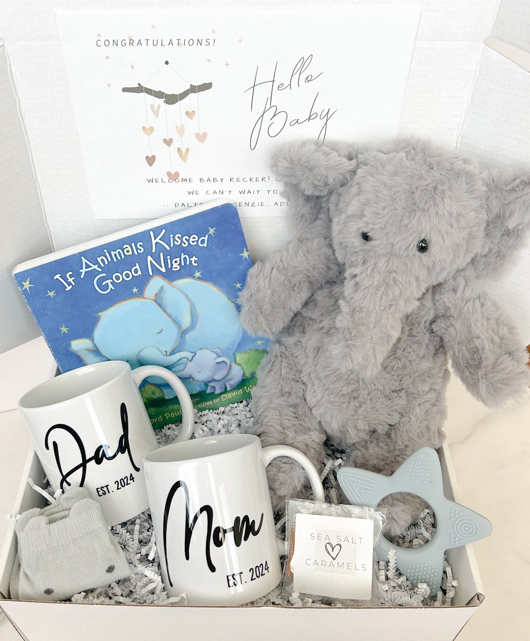 Gender Neutral Expecting Parents Deluxe Gift Box, New Parents Gift ...