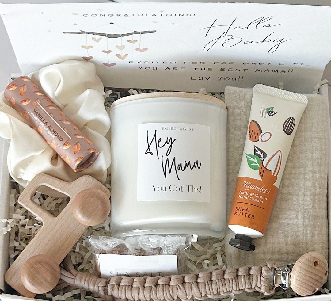 New Mom and Baby Gift, Pregnancy Gift, New Baby Boy Gift Box, New Mom ...