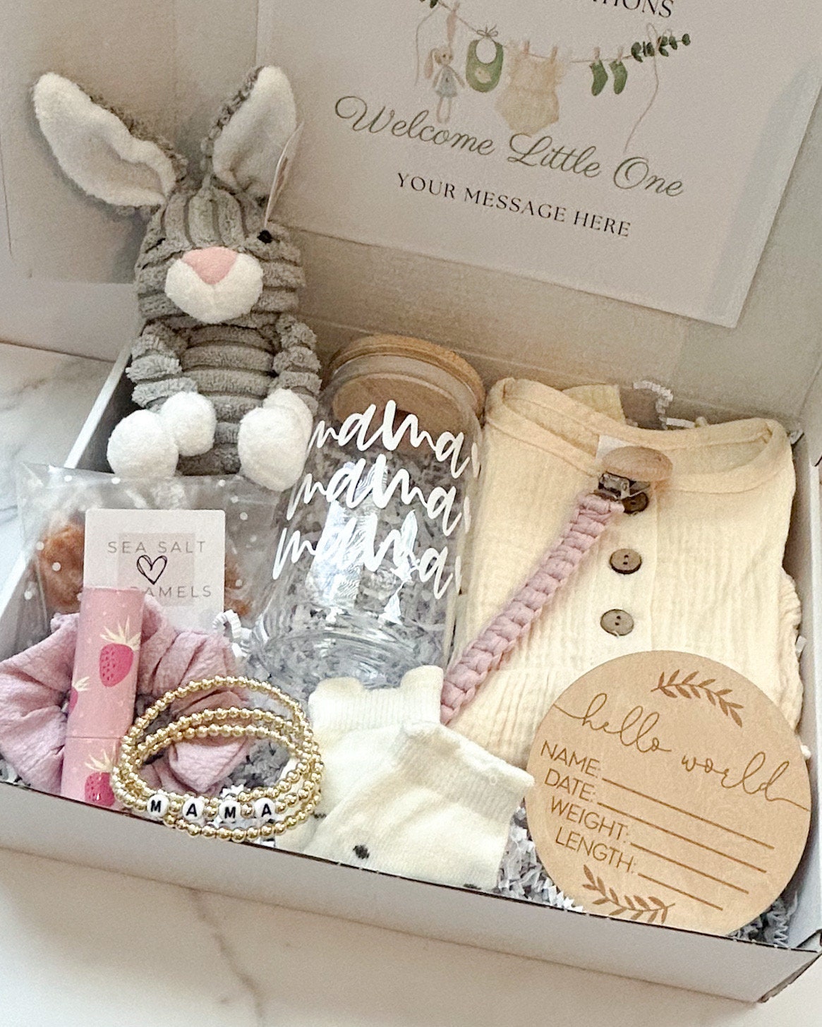 Baby Girl & Mama Deluxe Gift Box New Mom Gift Box Pregnancy - Etsy