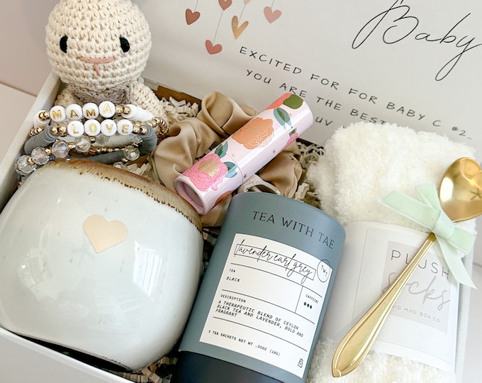 New Mom Gift Box, Pregnancy Gift Box, Mom to Be Gift Basket, Pregnancy ...