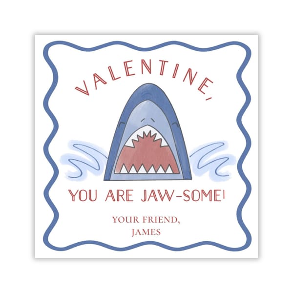 Shark Valentines - Etsy