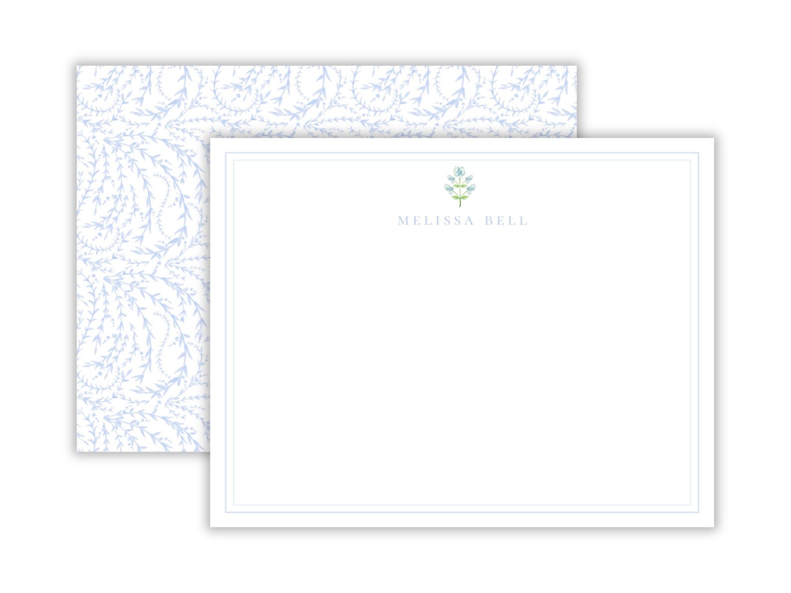 Watercolor Coastal Stationary | Grandmillennial Coastal Stationary ...