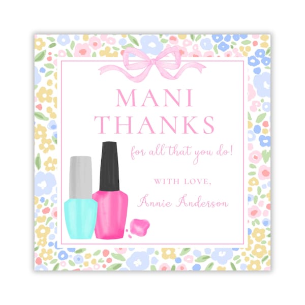 Mani Thanks - Etsy