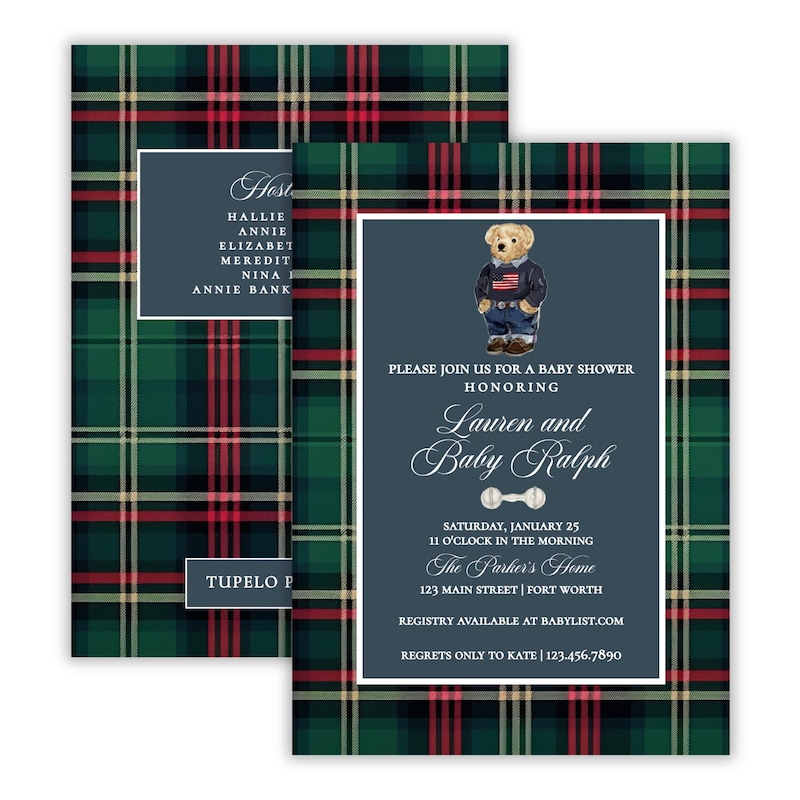 Polo Invitation - Etsy