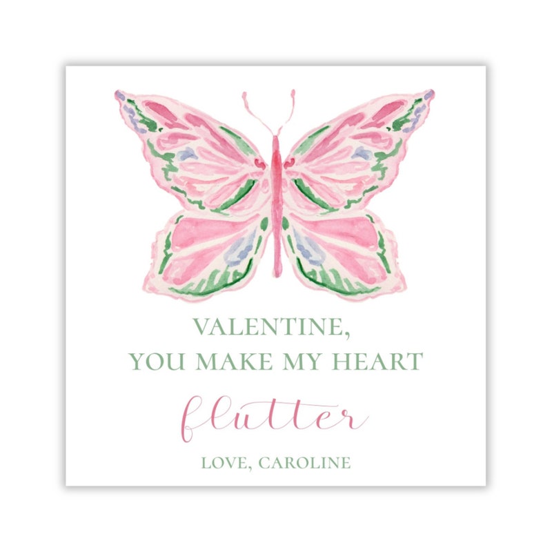 Butterfly Valentine - Etsy