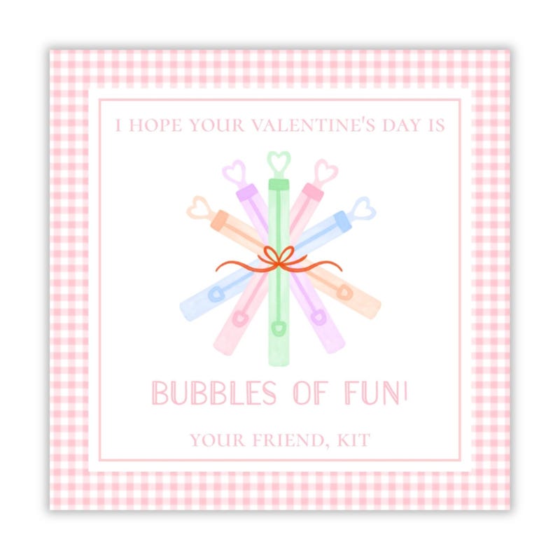 Bubbles Tag - Etsy