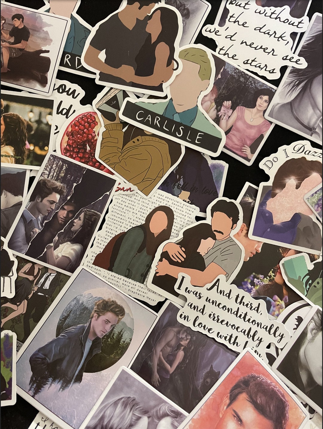 Twilight Inspired Stickers Set of 10 Random Stickers 15 - Etsy