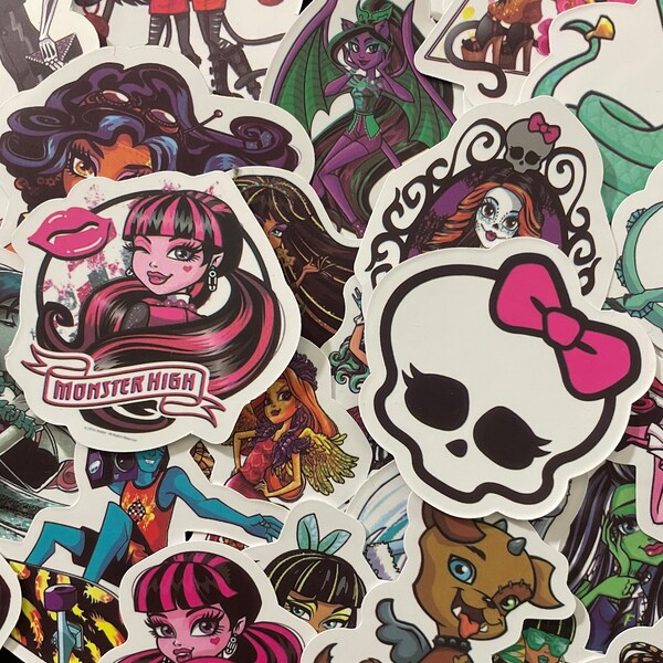 Monster High Stickers - Etsy