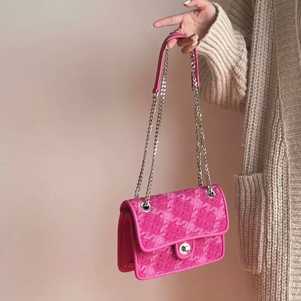 Pink Handbag - Etsy