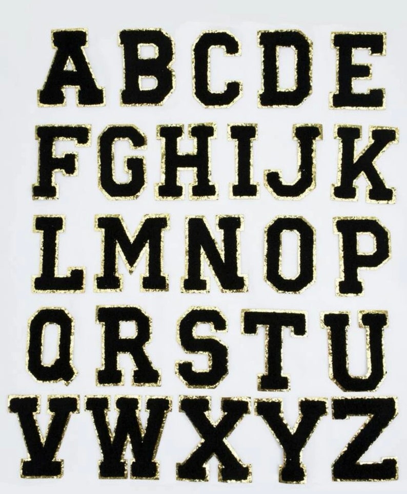 Preppy Varsity Letter Sparkly Sherpa Lettering Patch Trucker - Etsy