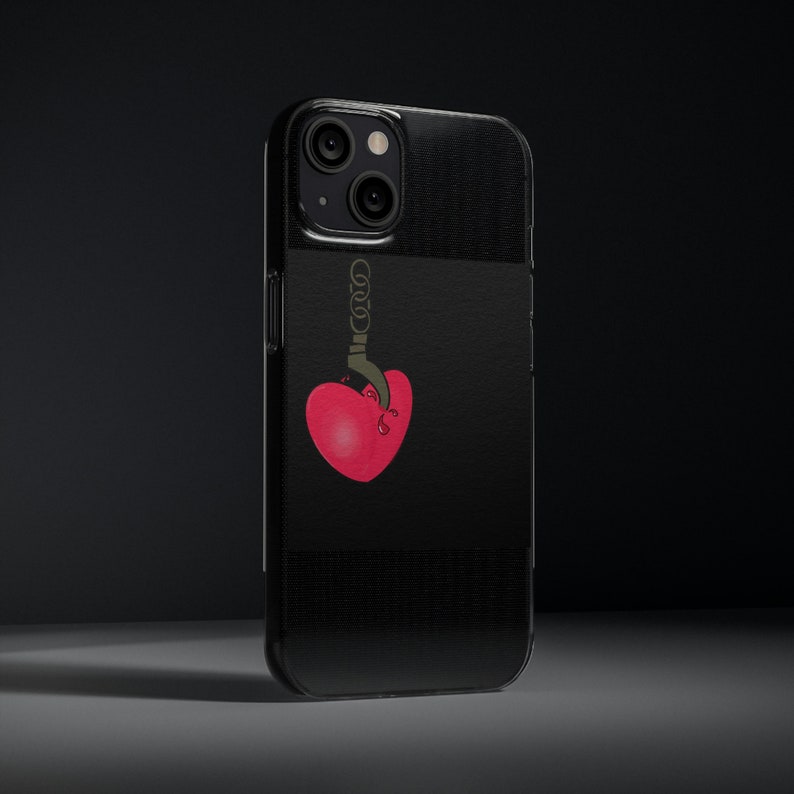 IPhone 13 Emo Chain Heart Phone Case - Etsy UK
