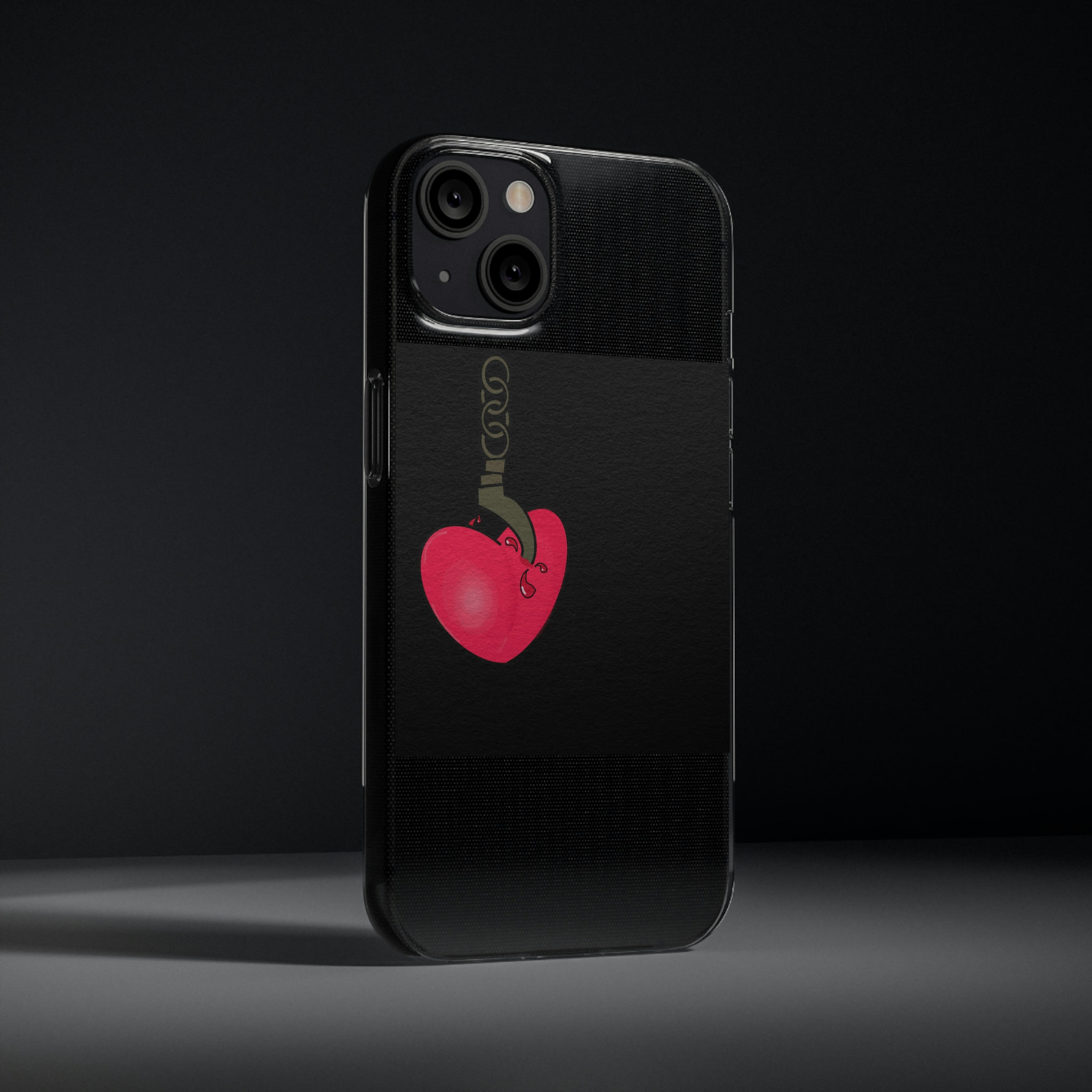 IPhone 13 Emo Chain Heart Phone Case - Etsy UK