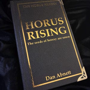 CUSTOM Horus Rising Hardcover Book Rebind - Etsy