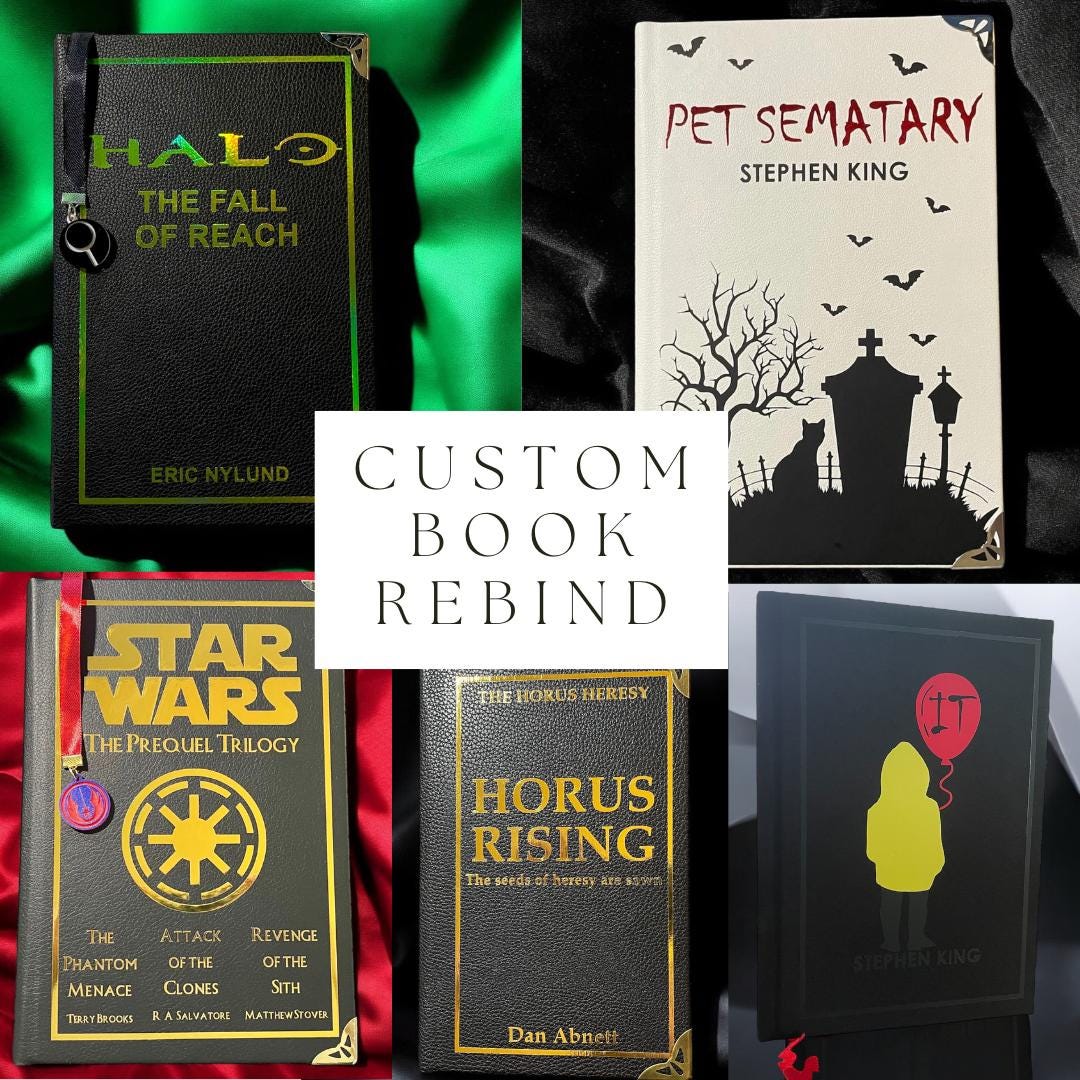 Custom Hardcover Book Rebind, Special Edition Book - Etsy