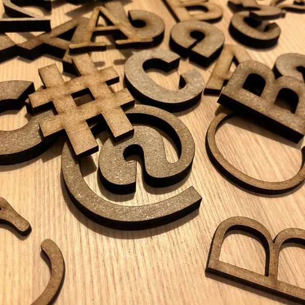 Laser Cut Letters - Etsy