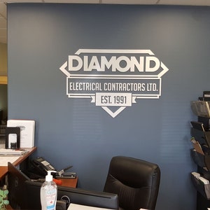 Custom Painted Aluminum Logo Signs - Indoor/outdoor Business Name and ...