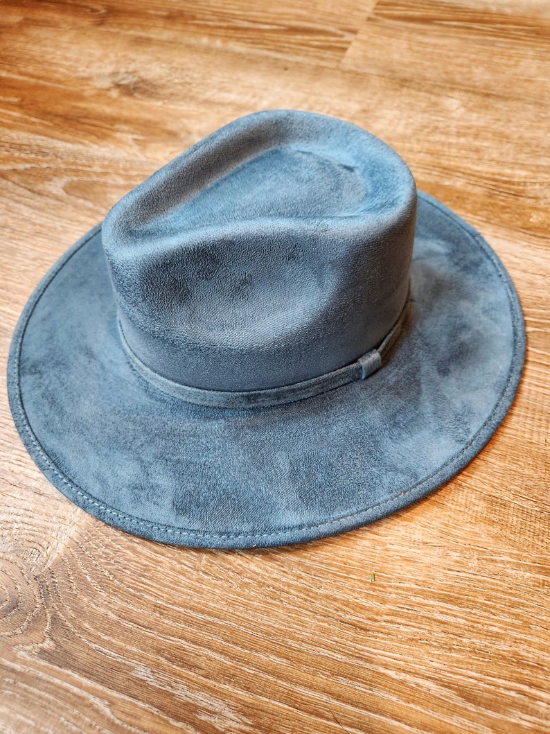 NEW! Vegan Suede Rancher Hats. Custom Branded Initials. Stiff Brim ...