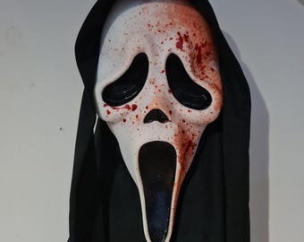 Scream | Custom Bloody Ghost Face 25th Anniversary Mask Official Easter ...